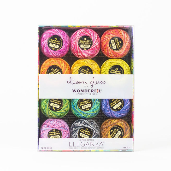 Alison Glass Eleganza Perle 8 Thread - Stars - Variegated – The Stitcher's Loft